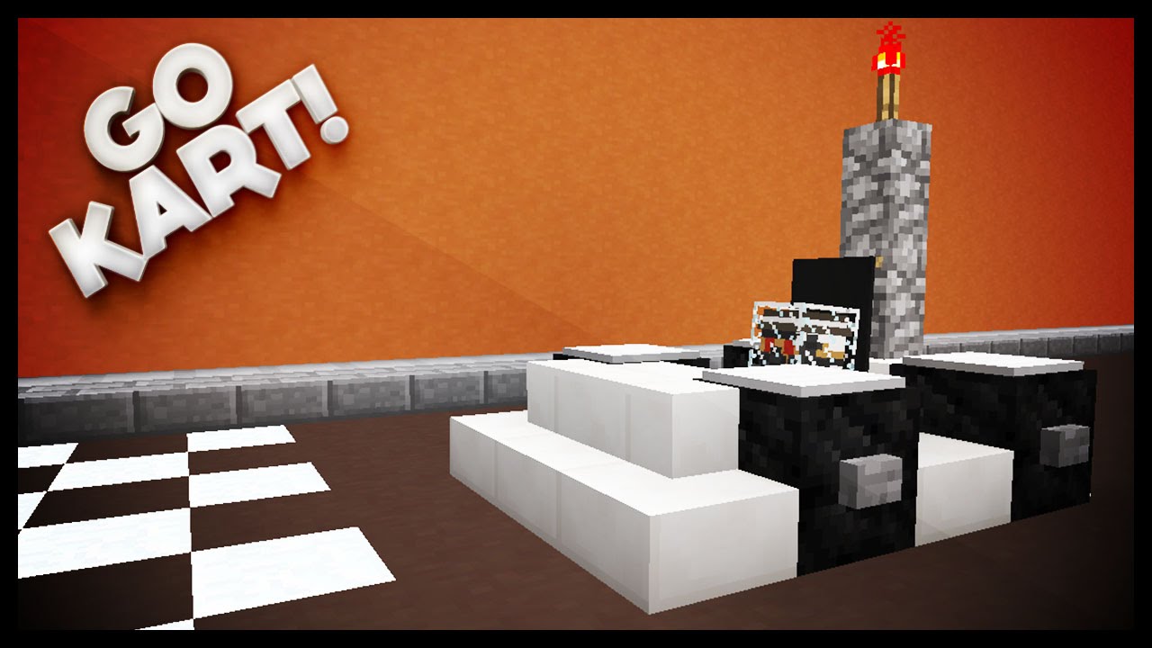 Minecraft - How To Make A Go Kart - YouTube