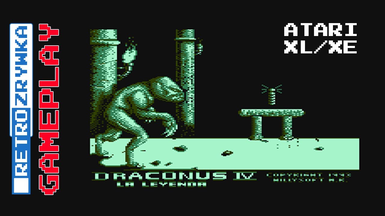 Draconus 4 Atari XL/XE - GamePlay - YouTube