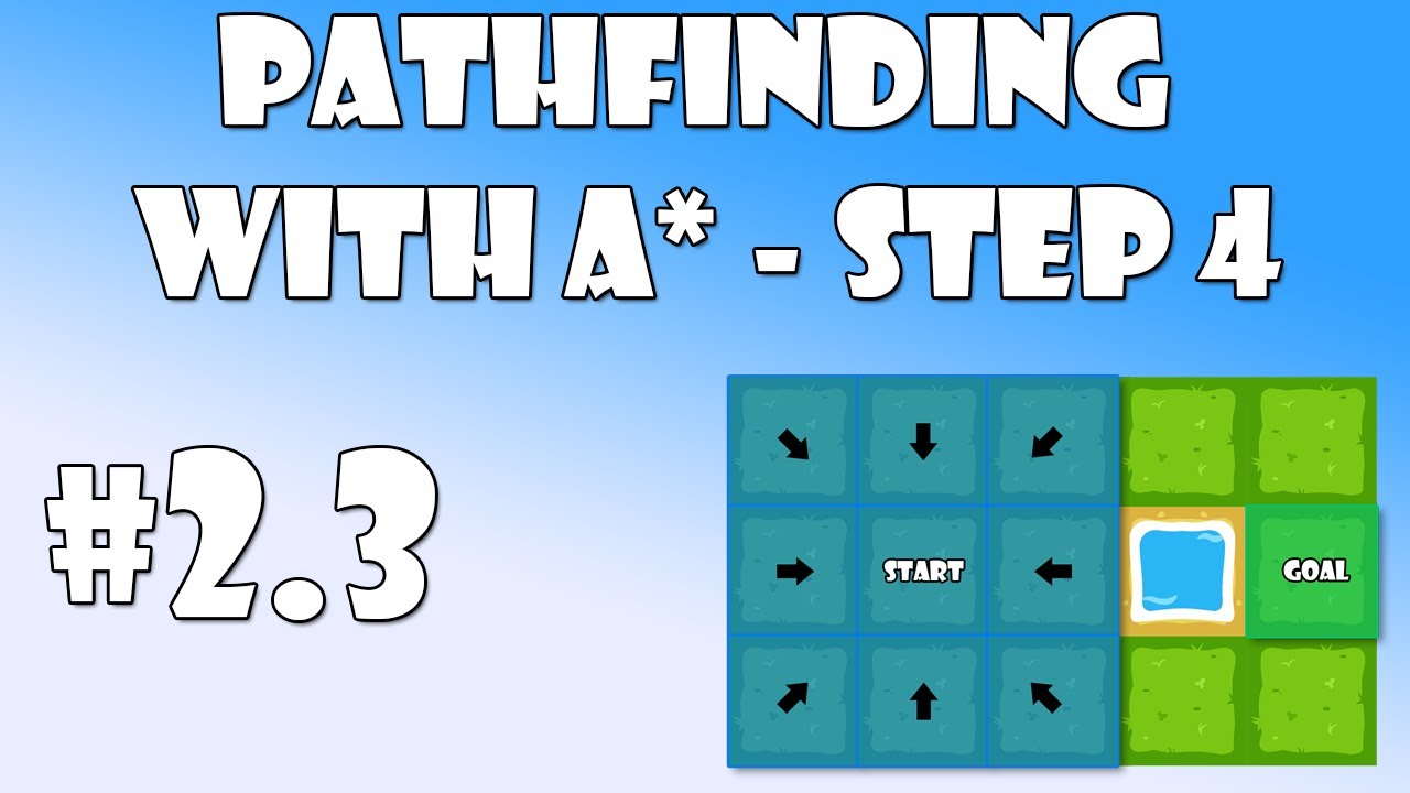 23 Pathfinding With A Step 4 Youtube