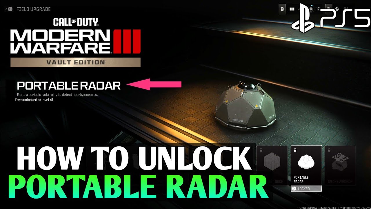 How to Unlock Portable Radar MODERN WARFARE 3 Portable Radar | How to ...