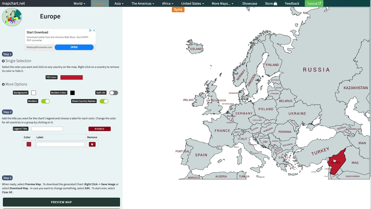How to Use MapChart - YouTube