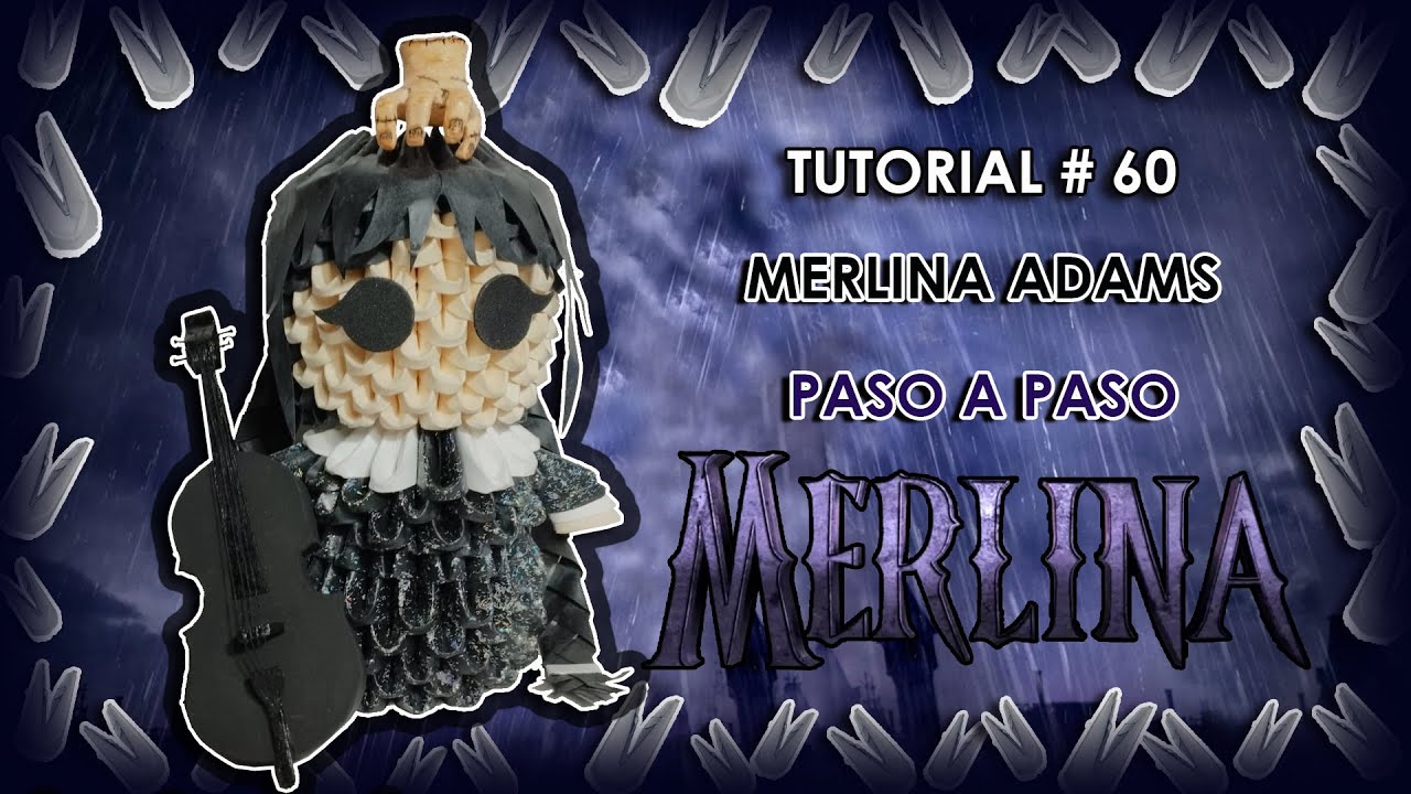 ¿Cómo hacer a MERLINA ADAMAS 🕸️en Origami3D? ️|MERLINA 🕸️|Tutorial paso ...