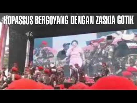 ZASKIA GOTIK HUT KOPASSUS #tranding #kopassus #tniad #cantik #entertainment