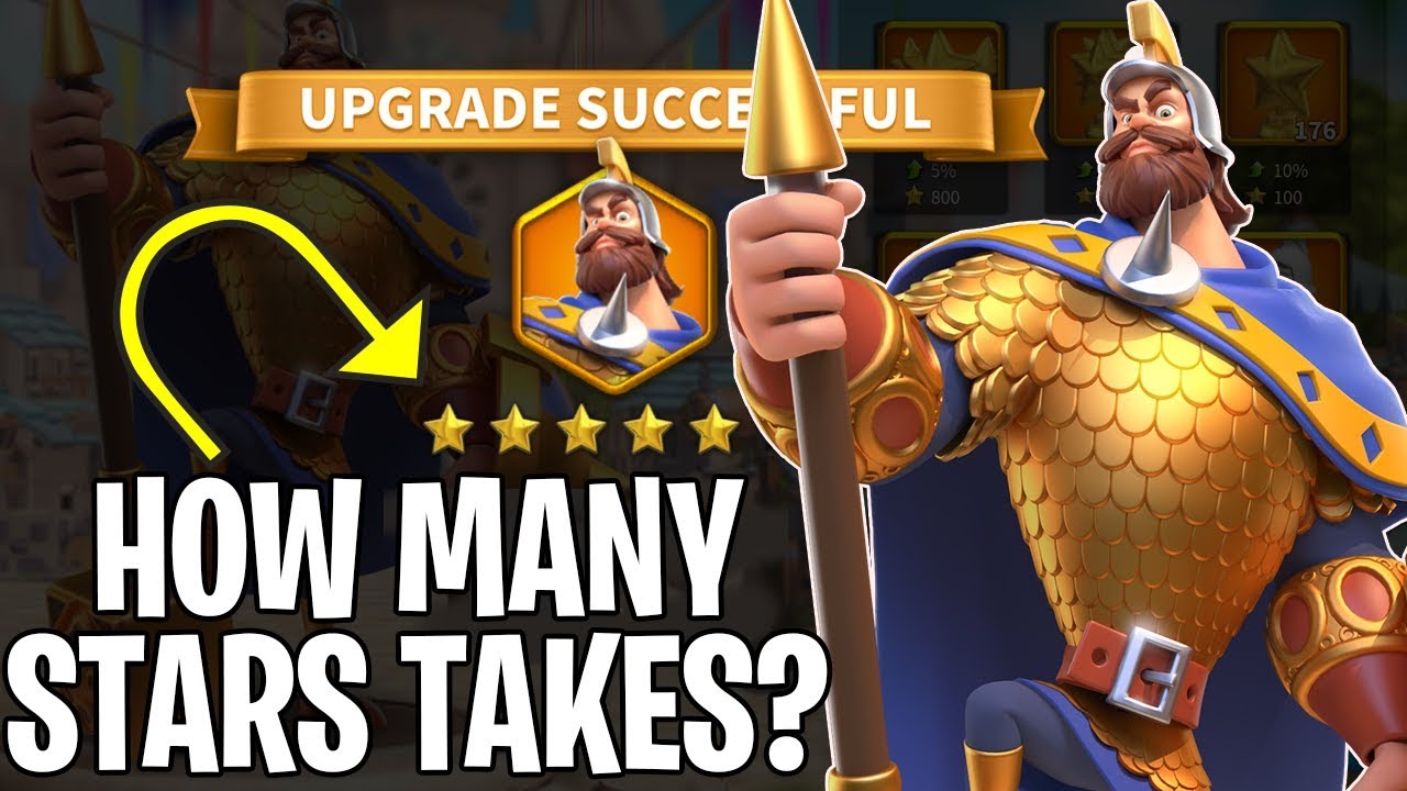 HOW MANY STARS TO REACH COMMANDER LEVEL 5 STARS? - Rise of ...
