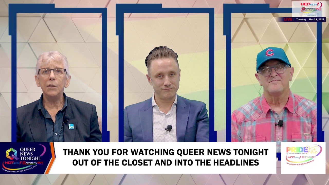 Tuesday, March 25, 2025 Daily LIVE LGBTQ+ News Broadcast | Queer News ...
