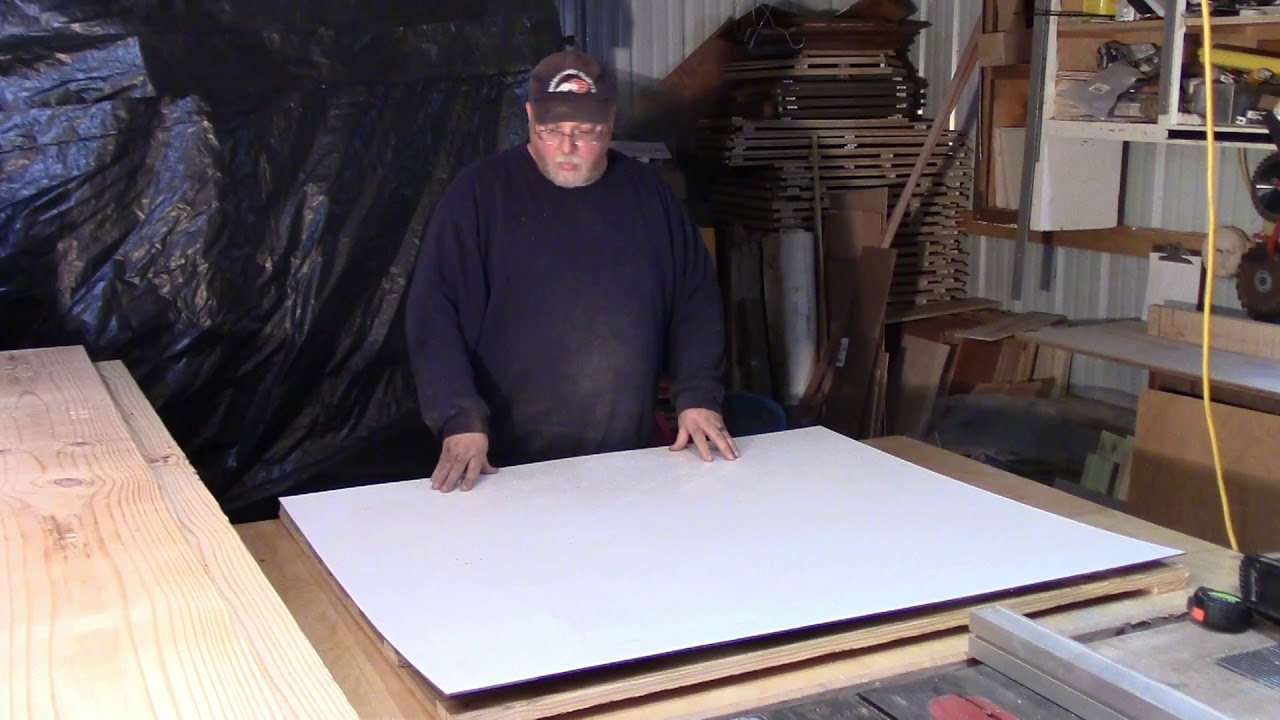 DIY Whiteboard and Foldaway Frame - YouTube
