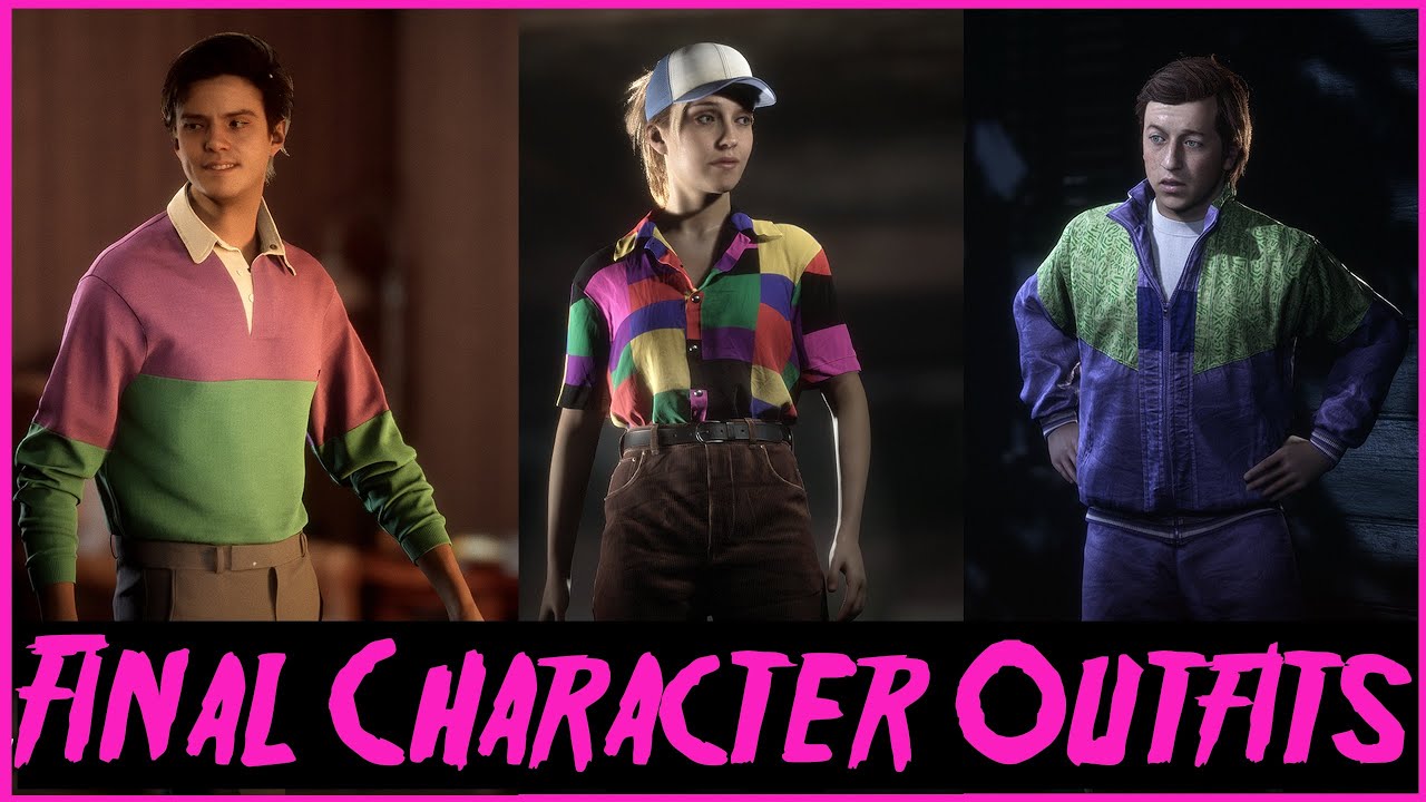 Final Set of The Quarry's 80's Throwback Character Outfits! - YouTube