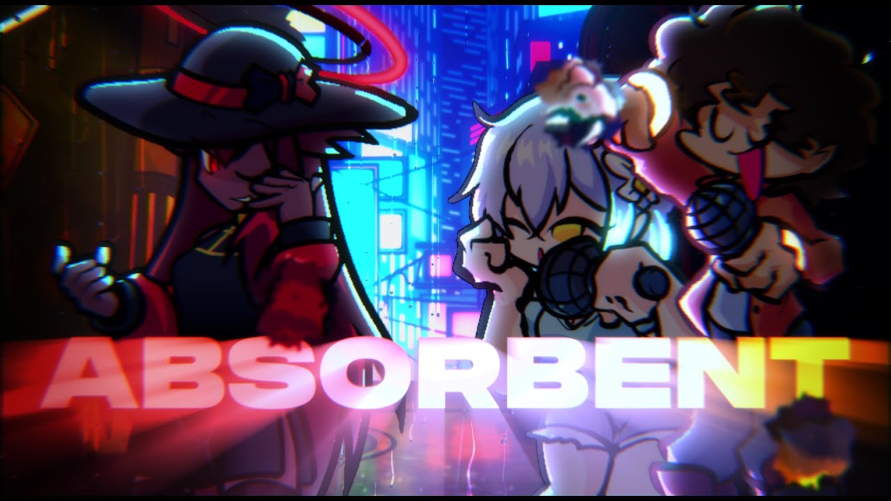 [FNF] ABSORBENT V2 but Liru, Emi and Brau Sing it - YouTube