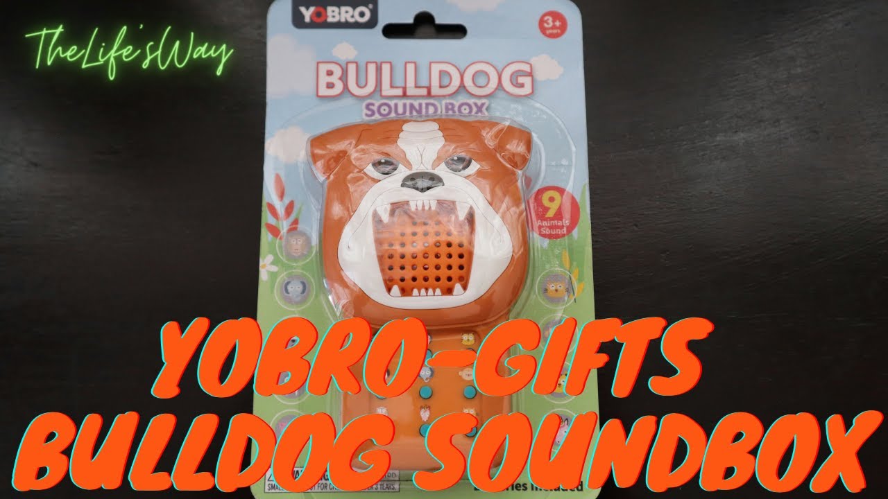 Yobro-Gifts Bull Dog Soundbox - YouTube