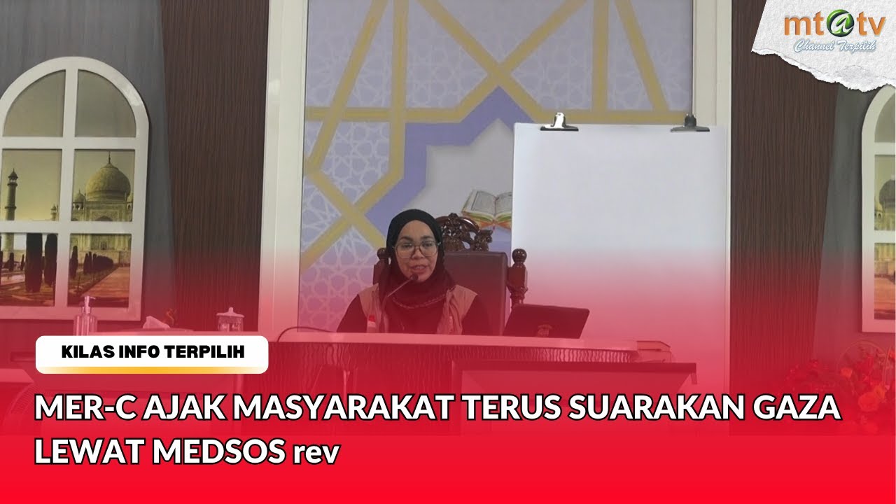 MER C AJAK MASYARAKAT TERUS SUARAKAN GAZA LEWAT MEDSOS - YouTube