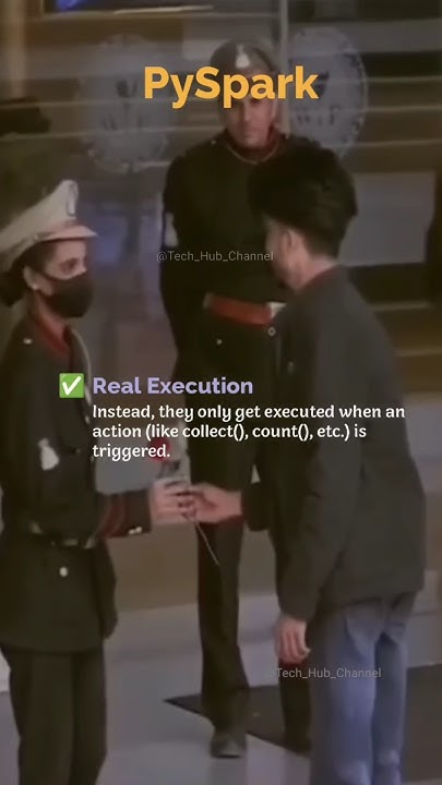 Lazy Evaluation in PySpark Explained with a Fun Army Proposal Scene! # ...