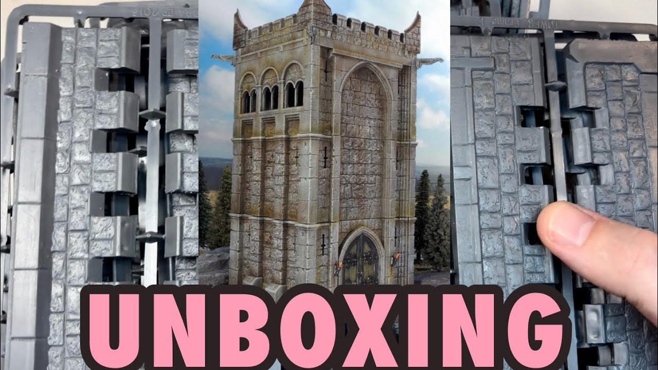 Let’s Look at the Renedra Tower | Plastic Miniature Review - YouTube