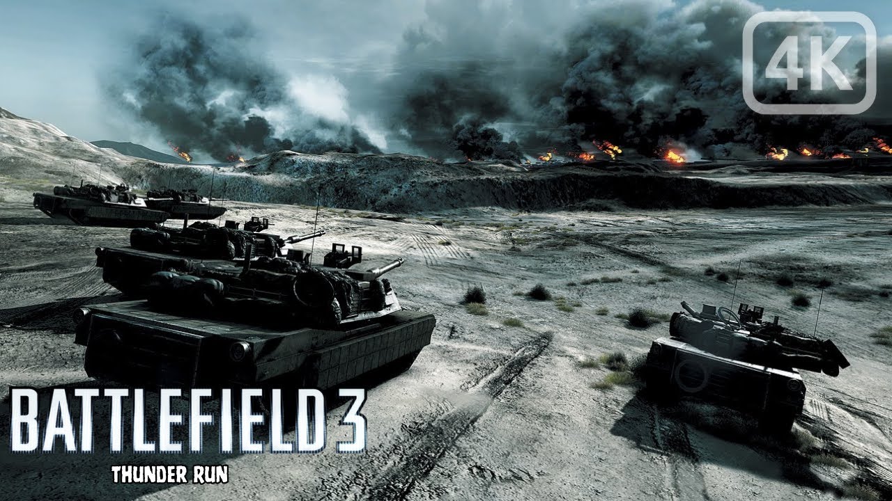 Thunder Run｜US Tank Charge｜Battlefield 3 [4K] Campaign - YouTube