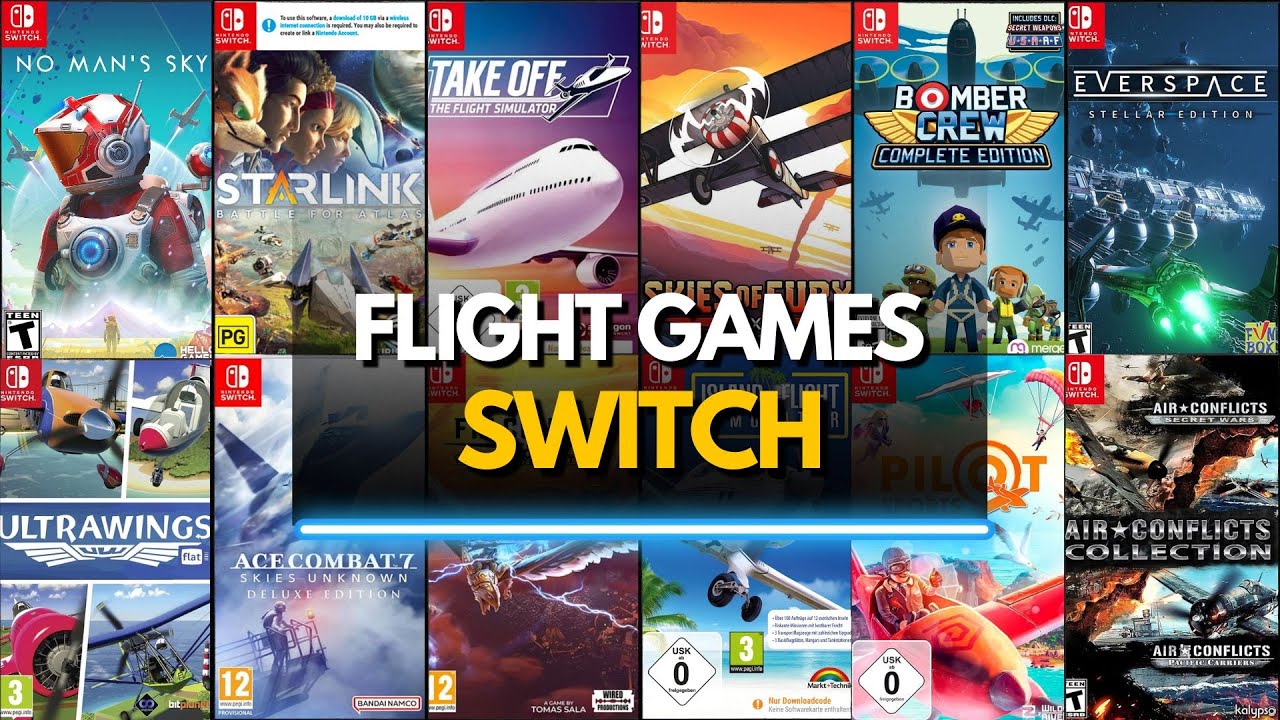 TOP 35 Best Flight Simulator Games on Nintendo Switch (2025) - YouTube