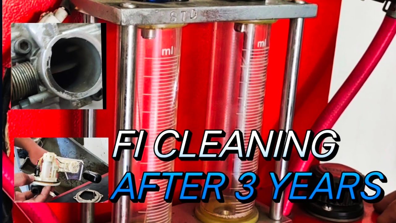 FI Cleaning & replacement fuel filter/throttle body Cleaning aerox V1 ...