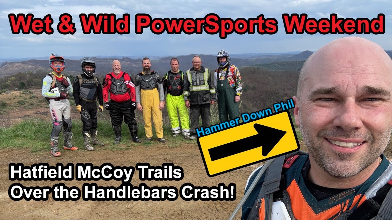 Over the Handlebars CRASH! - Hatfield McCoy Powersports Weekend at ...