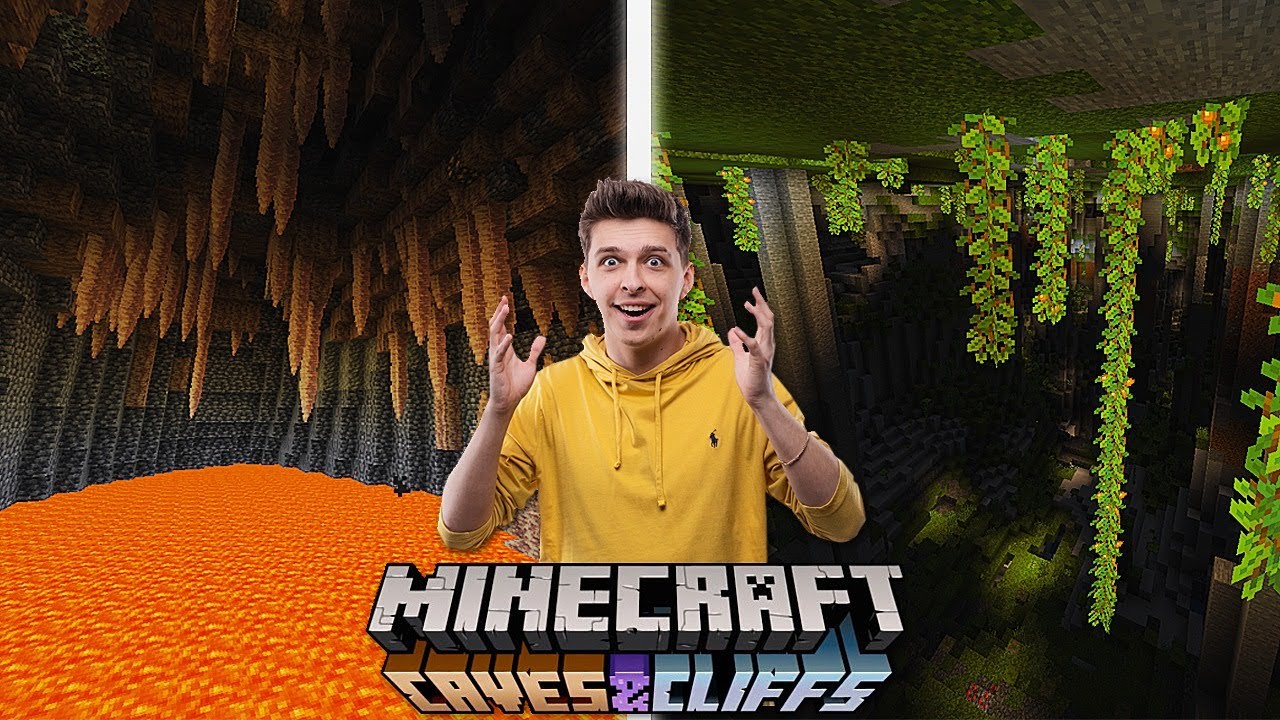 NEJLEPŠÍ UPDATE? MC Caves & Cliffs - YouTube