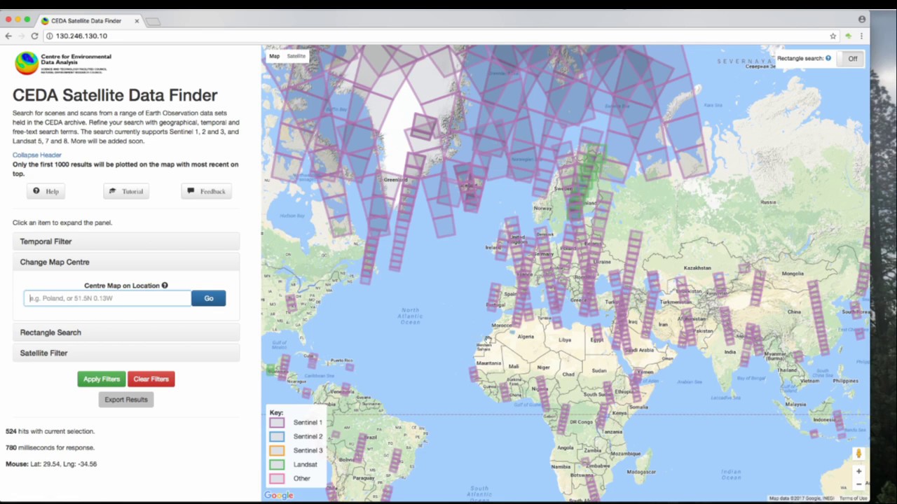 CEDA Geo Search Tutorial - YouTube