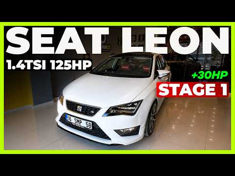 Seat Leon 1.4 TSI ECU Yazılımı | +30 HP Güç Artışı ve Gaz Tepkisi Farkı 🚀