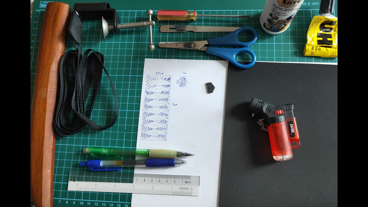Sword Hilt wrapping - Tanto (DIY first ever attempt) - YouTube