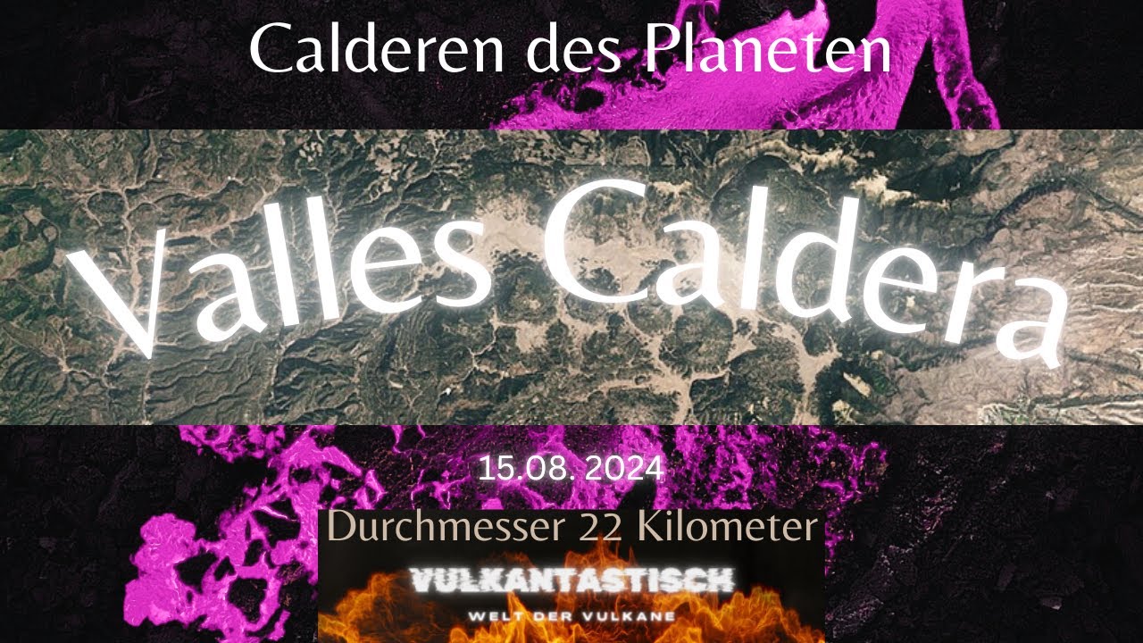Calderen des Planeten 14 - Valles Caldera New Mexico Durchmesser 22 ...