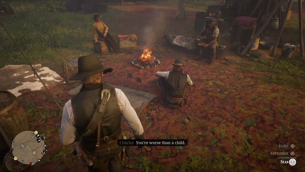 Sean Farts And Charles Gets Annoyed - Red Dead Redemption 2 - YouTube