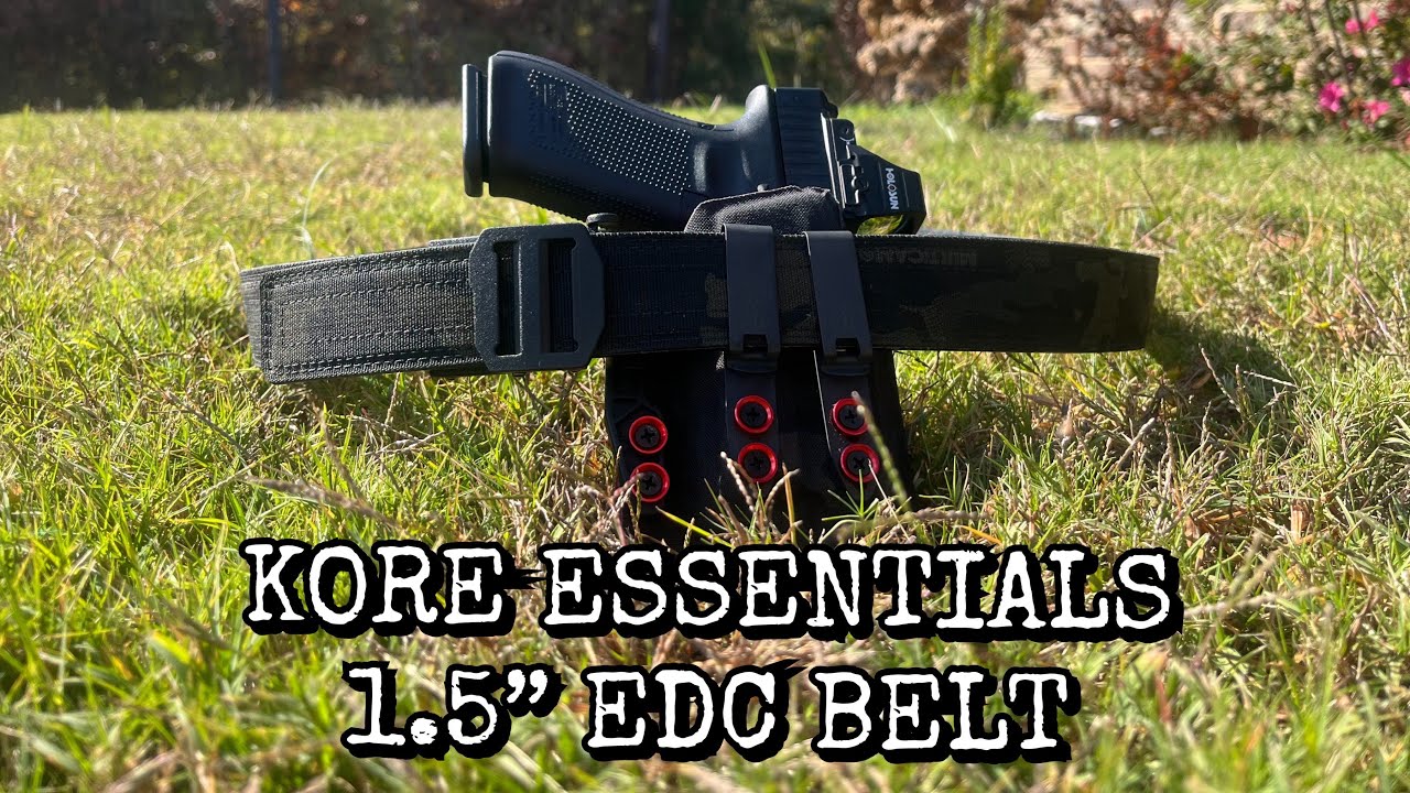 KORE ESSENTIALS EDC BELT | Product Review - YouTube
