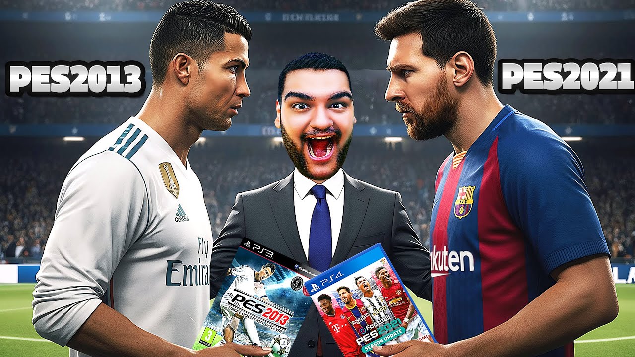سخت ترین جدال ممکن! 🤯 PES 2013 vs PES 2021 - YouTube