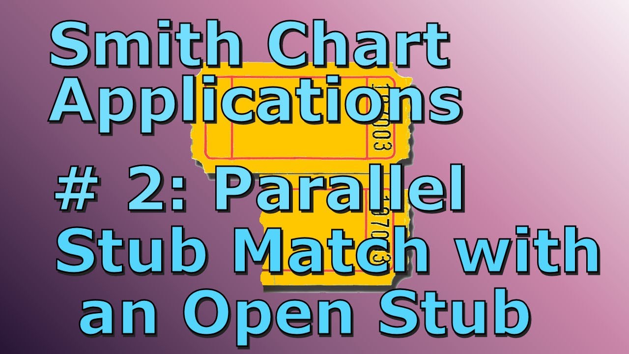 Smith Charts: Designing a Parallel Stub Match with an Open Stub (00h7 ...