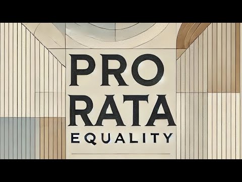 Examples of pro rata and equality share - YouTube