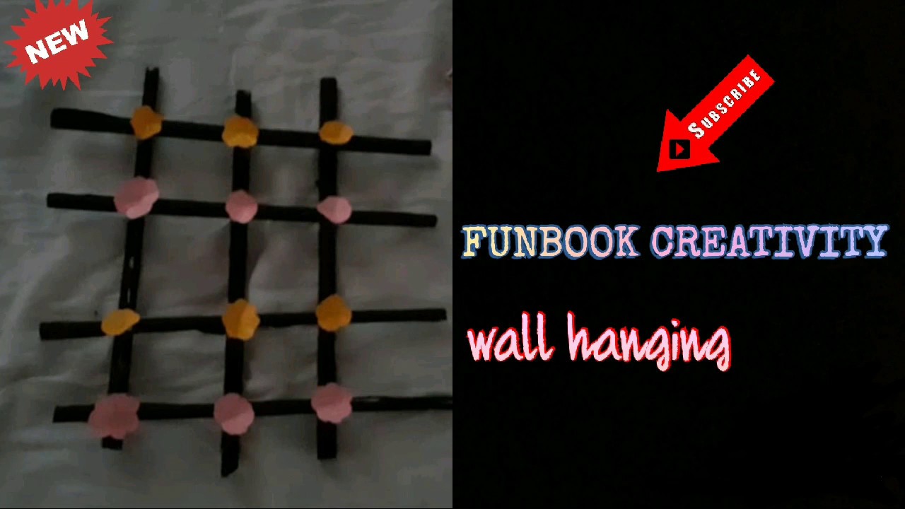 DIY easy wall hanging... Quarantine crafts - YouTube