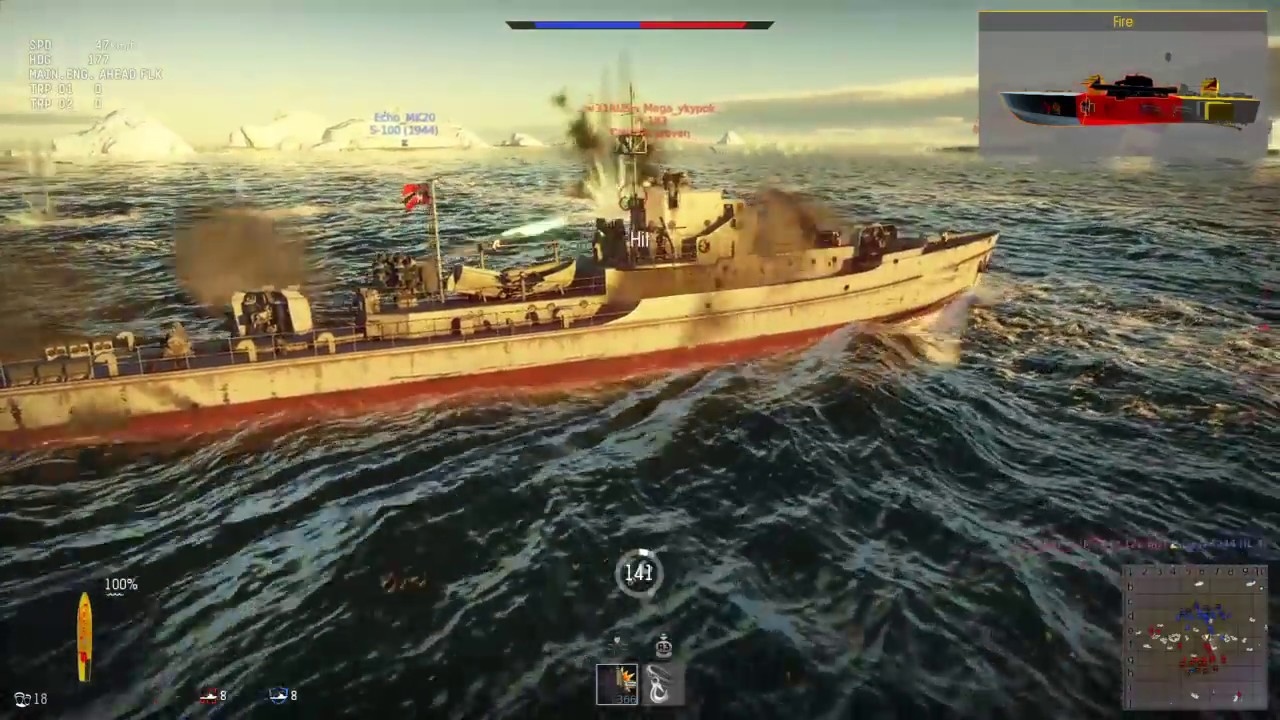 S-100 (1944) & MZ1 Navel Ships Beta - Realistic Battle - War Thunder ...