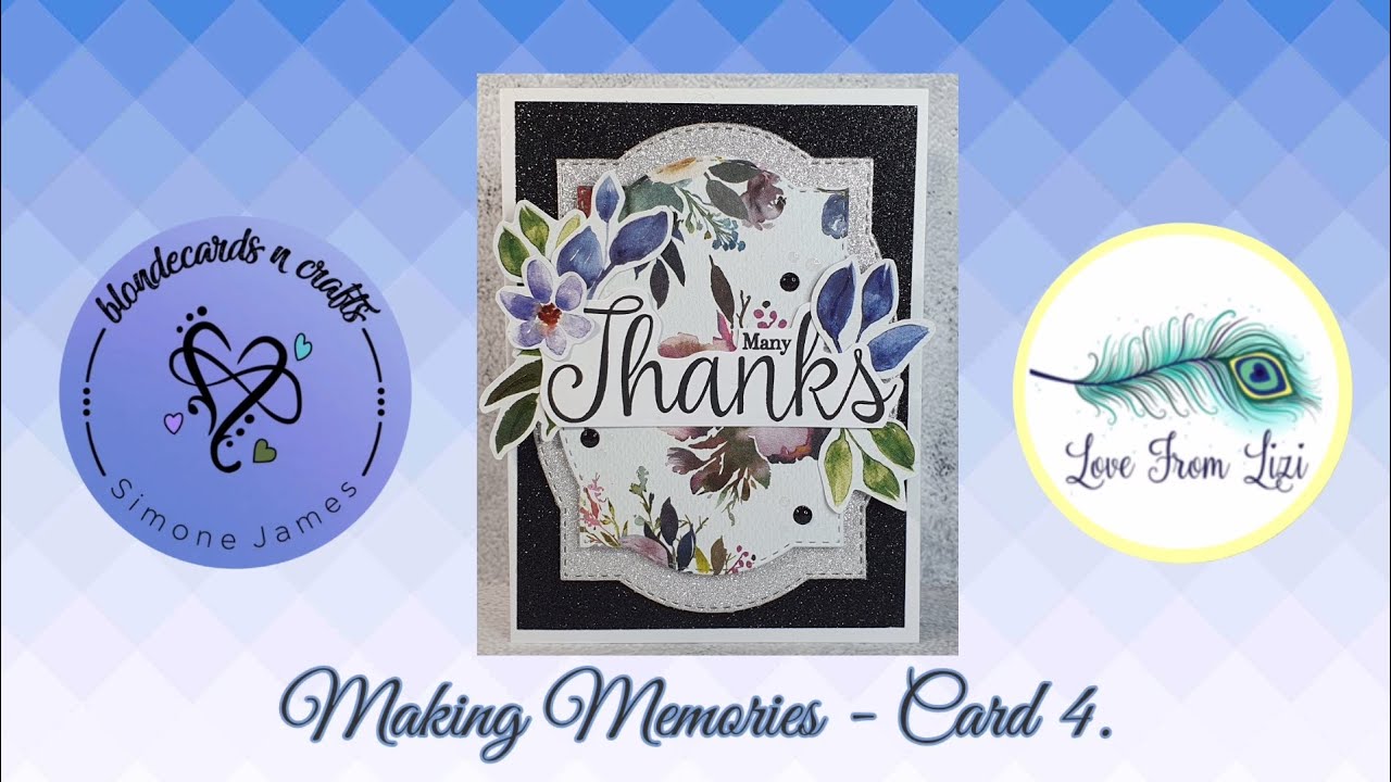 Card 4 | December 2023 ~ Making Memories card kit with Simone - YouTube