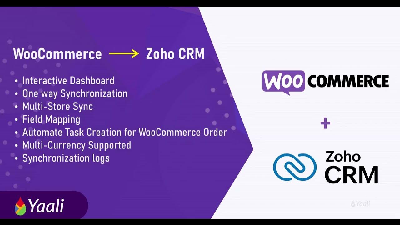 WooCommerce Zoho CRM Integration - YouTube