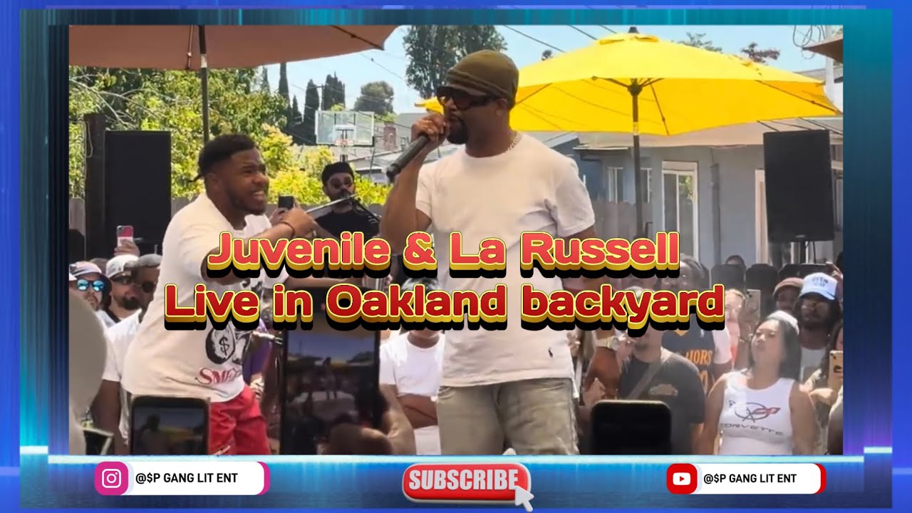Juvenile Performs La Russell Backyard Concert Live In Vallejo # ...