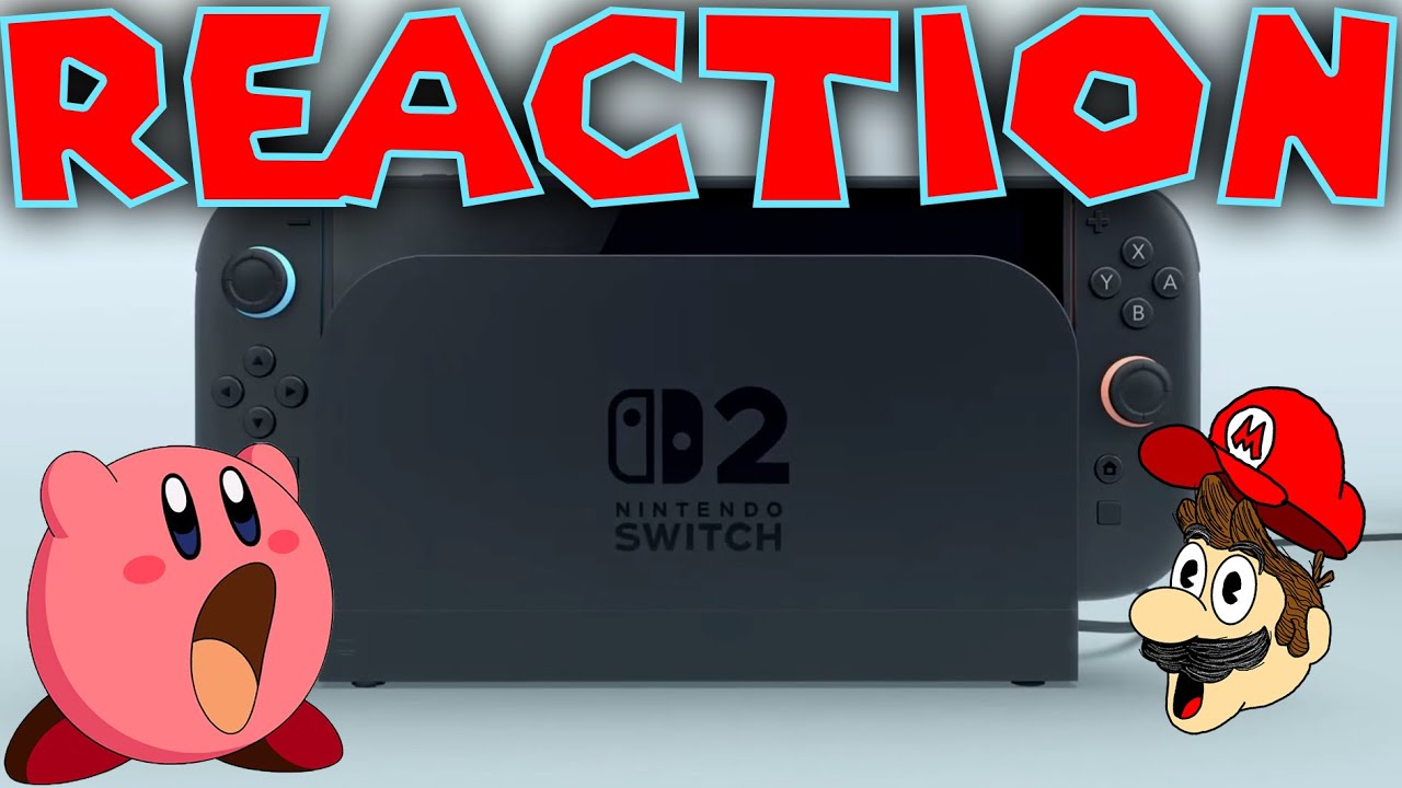 SWITCH 2 REVEAL REACTION!! - YouTube