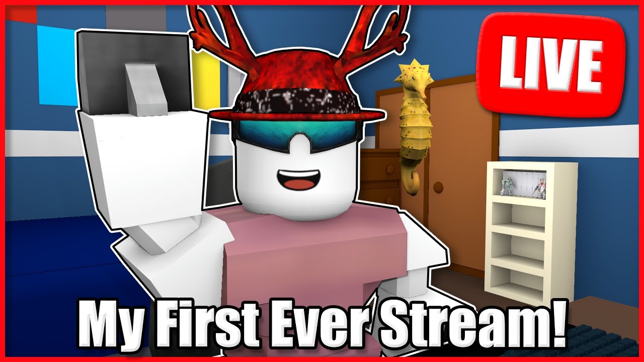 MY VERY FIRST LIVESTREAM! | Playing Roblox and Chatting - YouTube