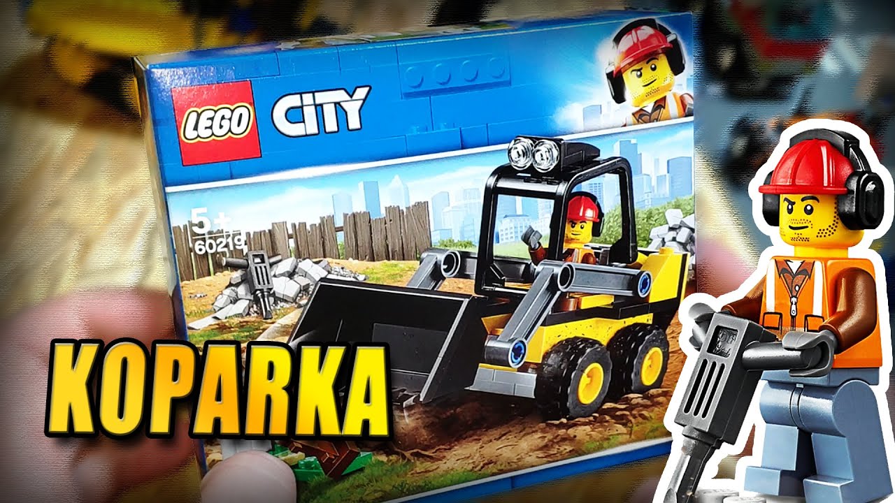 Recenzja w mieście | Lego City 60219 Koparka | Lego Construction loader ...
