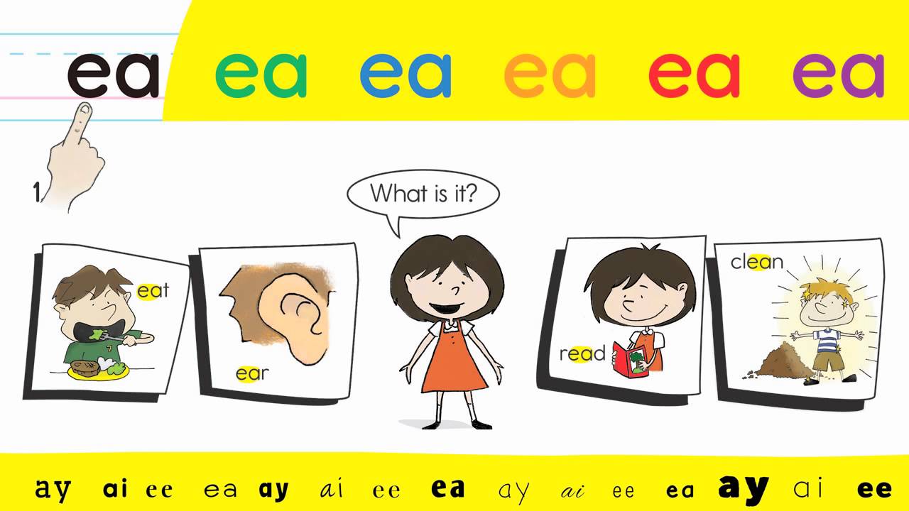 46. EA Phoneme Chant - Think Read Write 2 by ELF Learning - YouTube