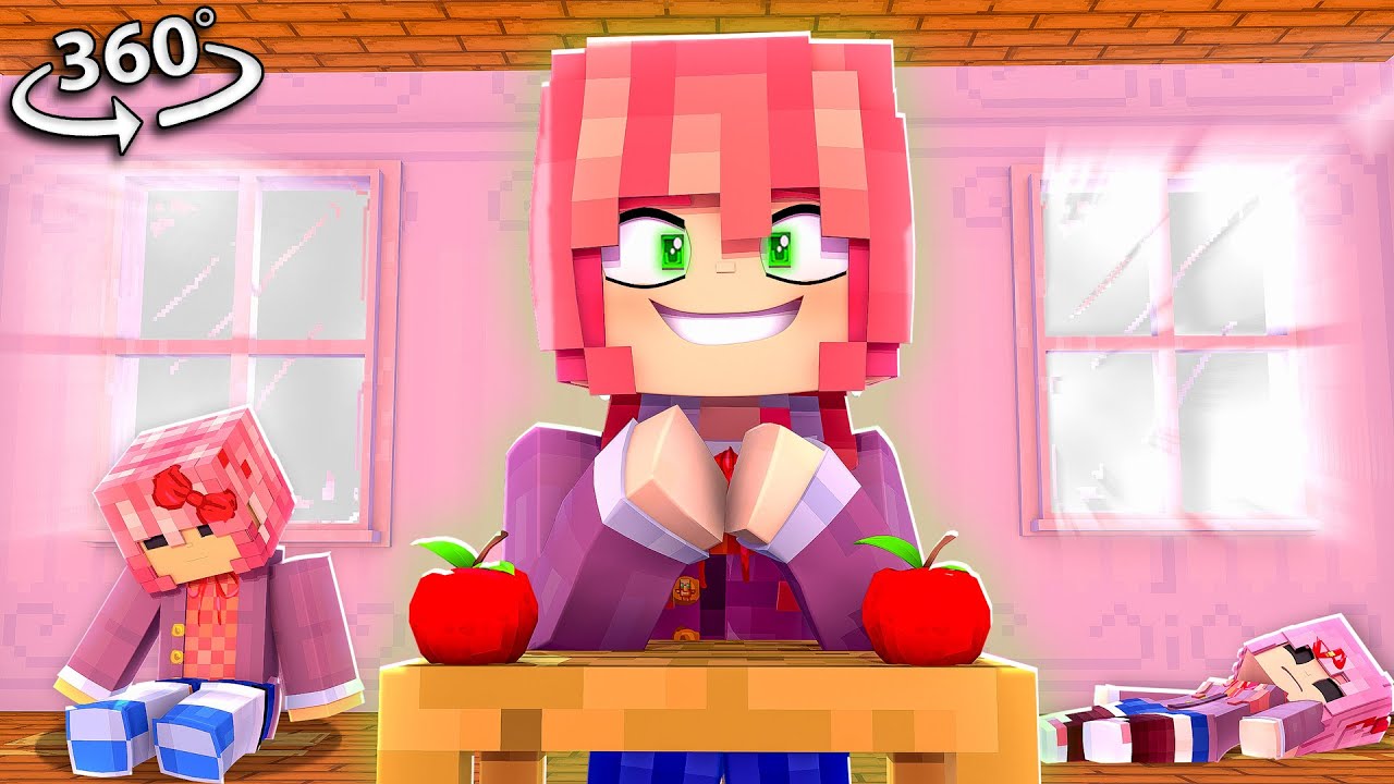 You're DOKI DOKI's New LOVER in Minecraft 360! - YouTube