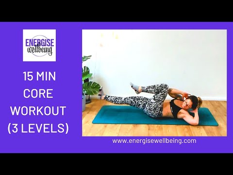 15 Min Core Workout (3 Levels) - YouTube