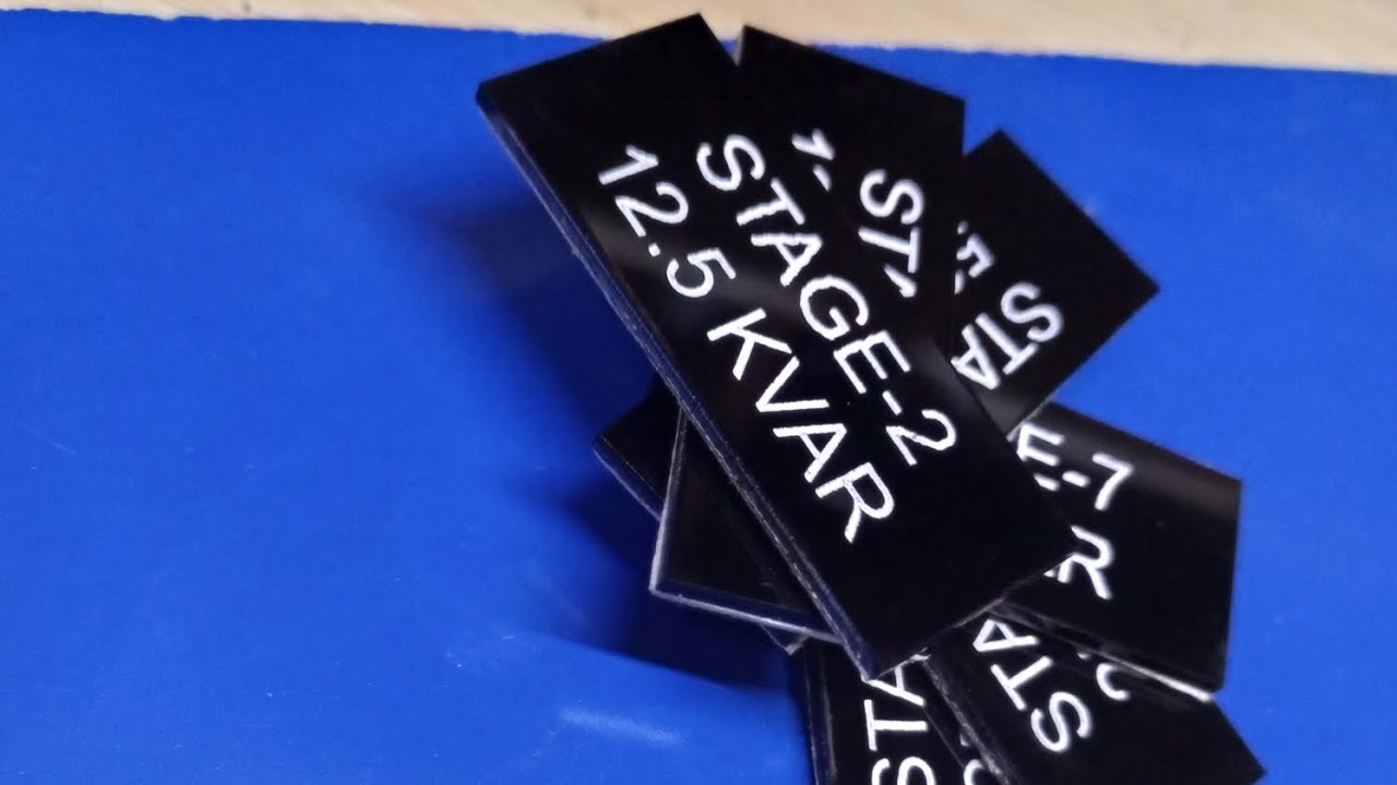 Industrial Panel Tags & Name Plates. - YouTube