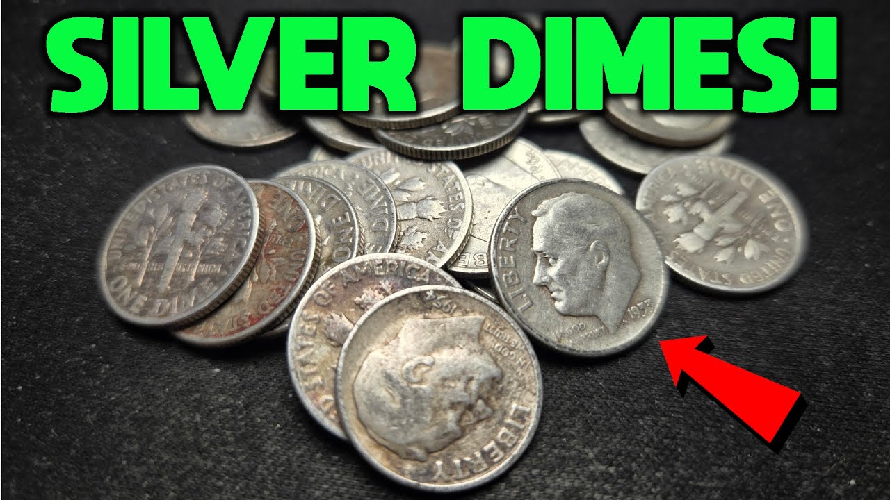 $2,750 DIME HUNT! (COIN ROLL HUNTING DIMES) *LOTS OF SILVER DIMES ...