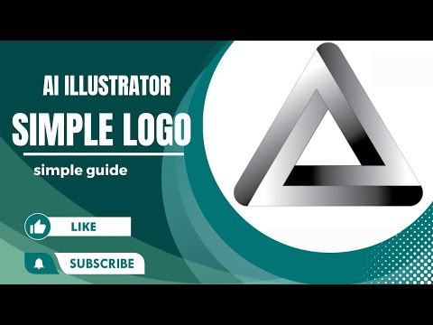 Ai illustrator triangle logo | simple logo #ai #adobe #adobeillustrator ...