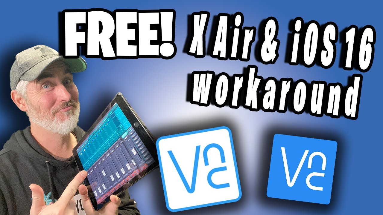 FREE iOS16 and X Air app workaround - YouTube