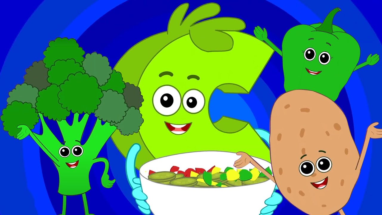 Say Yes to Veggies, Cooking Cartoon + More Kids Rhymes & Songs - YouTube