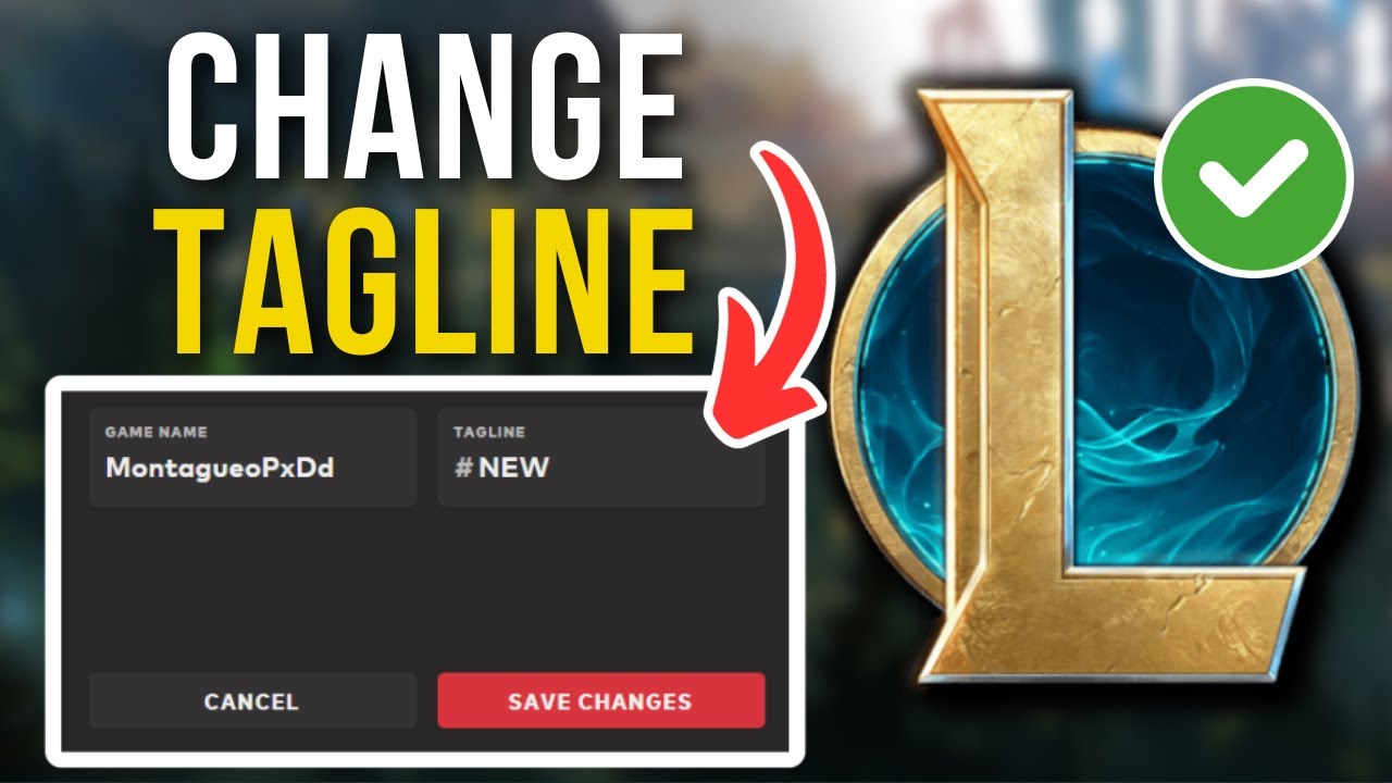 How To Change Tagline In League Of Legends (2025) - YouTube