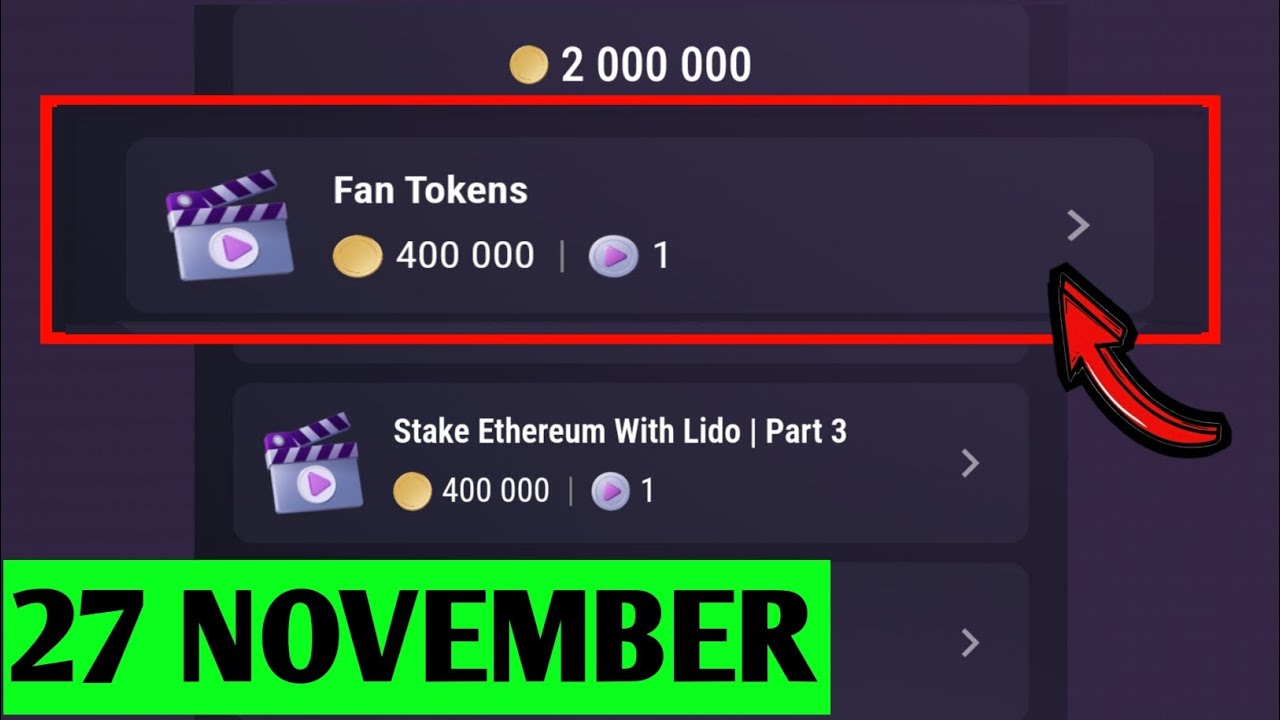 Fan Tokens | Tapswap Video Code | Fan Tokens: Your VIP Pass to Sports ...