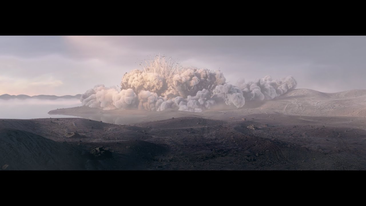 Mountain explosion - YouTube