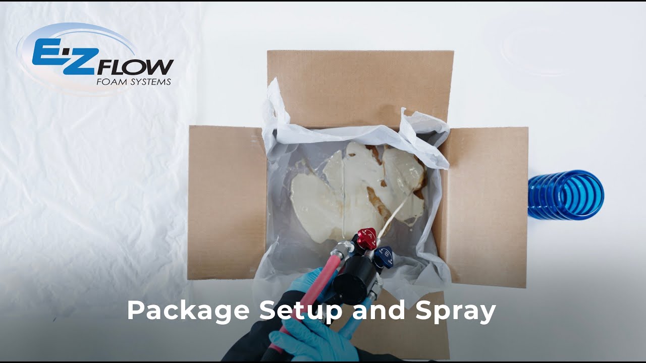 E-Z Flow Foam Systems: Package Setup and Spray 🔹 - YouTube
